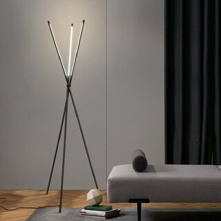 65" Tall LED Floor Lamp Modern Knox Tripod Lamp for Office Living Room ...
