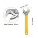 Adjustable Wrench 12 inch Wide Jaw Wrench Adjustable Spanner with ...