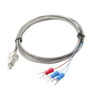 K Type Temperature Sensor M8 Thermocouple 5ft -50 to 200°C(-58 to 392°F ...