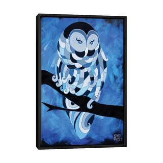 iCanvas "The Ice Owl" by Barbara Rush Framed Canvas Print - Bed Bath ...