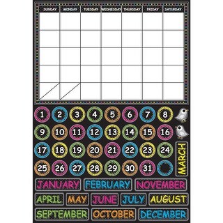 Ashley productions chalk calendar magnetic mini bbs 77003 - Bed Bath ...