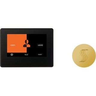 ThermaSol ThermaTouch Steam Shower Kit - Includes 8" Control Panel and ...