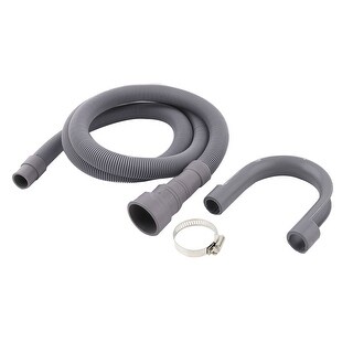 4.9Ft Long Water Waste Pipe Connector Washing Machine Drain Discharge ...