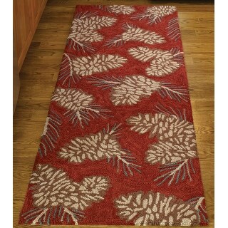 Park Designs Pinecone Hooked Rug Runner 2'x6' - Bed Bath & Beyond ...