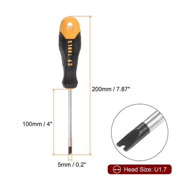 spanner screwdriver sizes