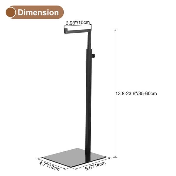 Purse Display Stand 2 Pack Adjustable Handbag Rack Tabletop Holder ...