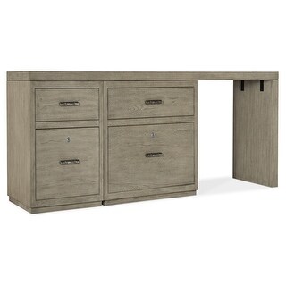 Linville Falls 96" Desk with File and Lateral File - Bed Bath & Beyond ...