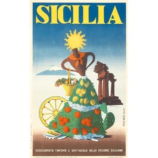 Italy - Sicilia Artass 1950 Vintage Ad (100% Cotton Towel Absorbent ...