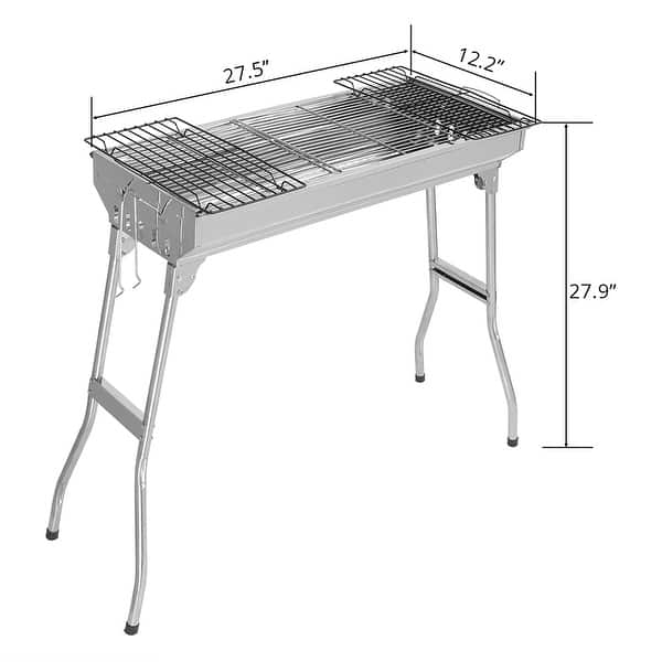 Portable Stainless Steel BBQ Grill(Standard Configuration) - Bed Bath ...
