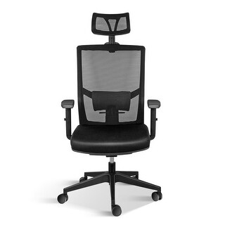 Global Pronex Office Ergonomic Mesh Computer Chair with Wheels & Arms ...