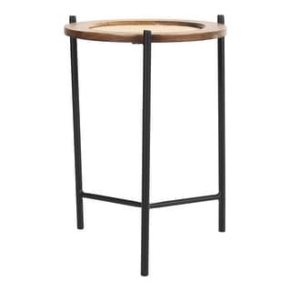Rye Studio Nicola Mid-Century Modern Pedestal Side Table - On Sale ...