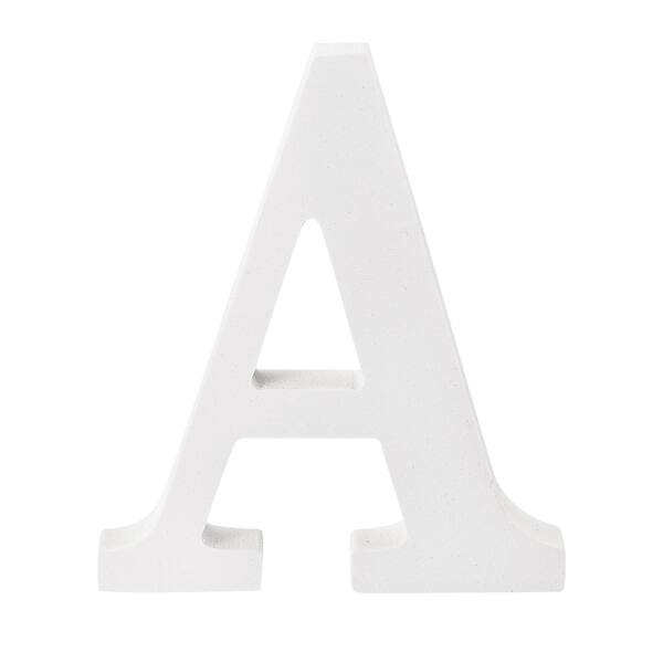 White Wood Letters 3 Inch, Wood Letters A-Z for DIY, Party Projects ...