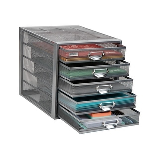 Mind Reader Network Collection, 5-Drawer File Storage, Desk Organizer ...