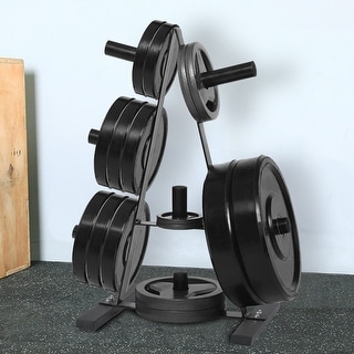 Olympic Weight Plate Rack Weight Plate Tree 2 inch Bumper Plates Free ...