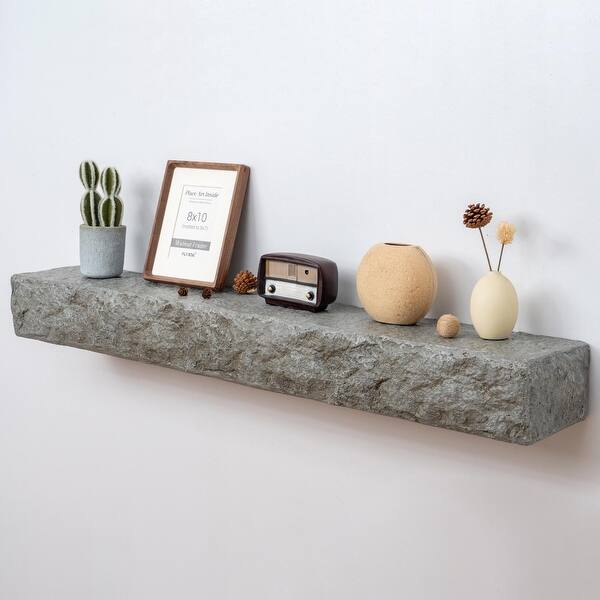 cement floating shelf
