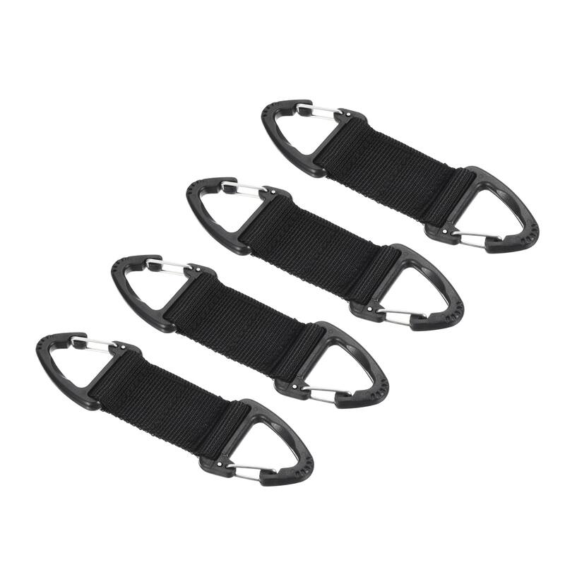 Belt Clips Strap Hanging Buckle Keychain with Double Triangle Clip ...