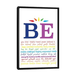iCanvas "Be You" by Lauren Rader Framed - Bed Bath & Beyond - 37196171