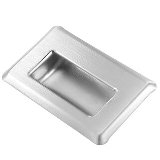 3-3/4" x 2-3/8" Recessed Flush Pull Finger Insert Sliding Door Handle ...