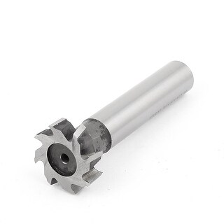 30mm Cutting Dia 8mm Depth HSS-AL 8 Flutes T Slot End Mill Cutter 90mm ...