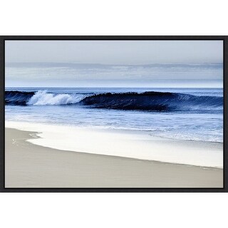 Blue Wave II (Beach) by Devon Davis Framed Canvas Art - Bed Bath ...