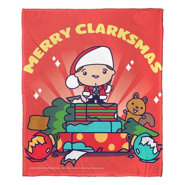 National Lampoon's Christmas Vacation Merry Clarkmas Cartoon Silk Touch ...