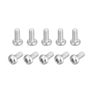 M2.5x6mm Torx Security Machine Screws, 10pcs 316 Stainless Steel Pan ...