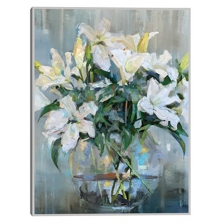 Oriental Lilies By Studio Arts Canvas Art Print - Bed Bath & Beyond ...