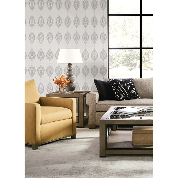 Seabrook Designs Lillian August Mirasol Palm Frond Unpasted Wallpaper ...