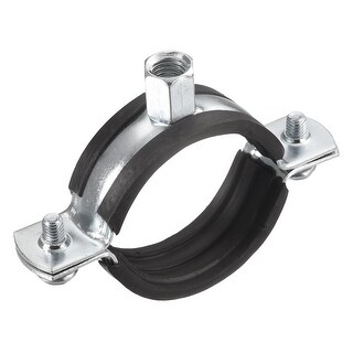 Rigid Pipe Strap Clamps, Steel Pipe Bracket Tube Clips Nut Size for ...