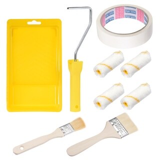 Paint Roller Set 3.7" Acrylic Fibers Roller Covers and 11" Length ...