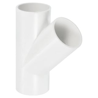 1.57" PVC Pipe Fittings 6 Way 45 Degree Angle Water Joint Connectors ...