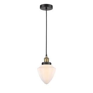 Innovations Lighting Bullet - 1 Light 7" Cord Hung Mini Pendant - Bed ...