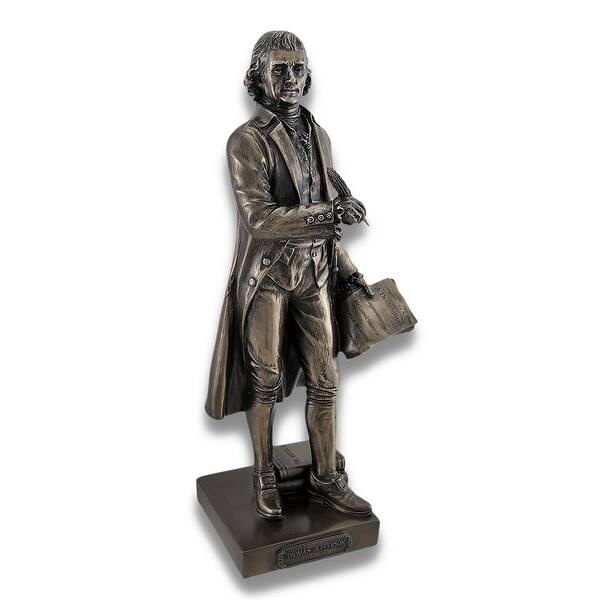 Bronzed Thomas Jefferson Declaration Of Independence Statue - 10.15 X 4 ...
