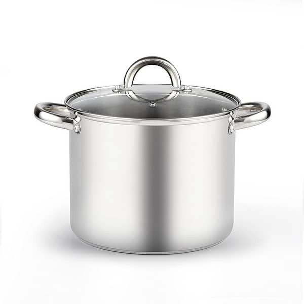 8 Quart Stainless Steel Stockpot with Lid - Bed Bath & Beyond - 37509570