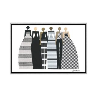 iCanvas "Multicultural Fashion Friends In Black & White" by ...