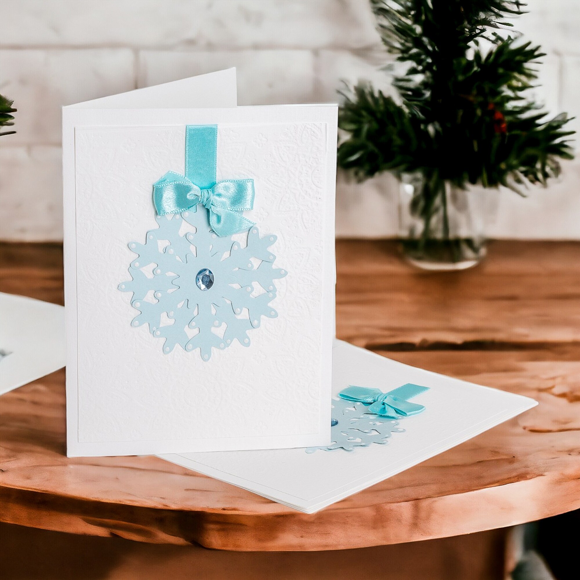 handmade snowflake cards