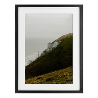 Stupell Hillside Beachy Head Lighthouse Under Glass Framed Design By ...