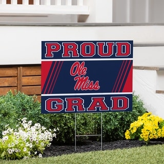 University of Mississippi 24" x 18" Graduation Coroplast Outdoor Yard ...