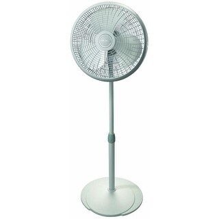 Lasko 2526 16 Inch Oscillating Pedestal Fan - White - Bed Bath & Beyond ...