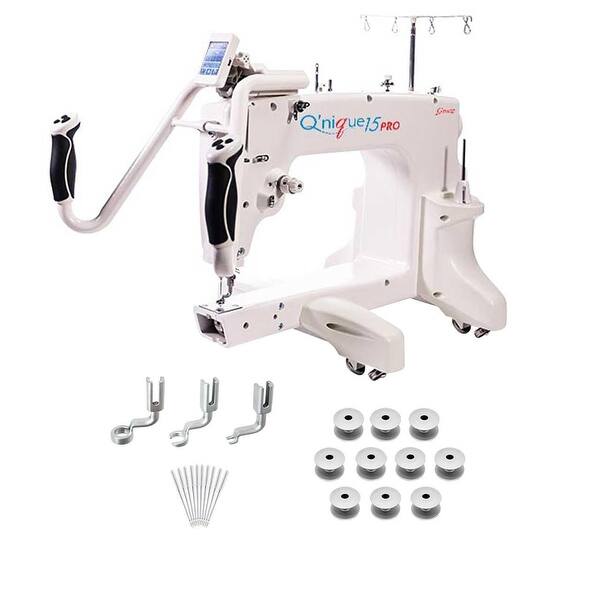 Grace Q'nique 15 Pro Midarm Quilting Machine with Bonus Bundle - Bed ...