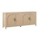 Walker Edison Modern 70-inch Reeded Sideboard with Arched Doors - Bed ...