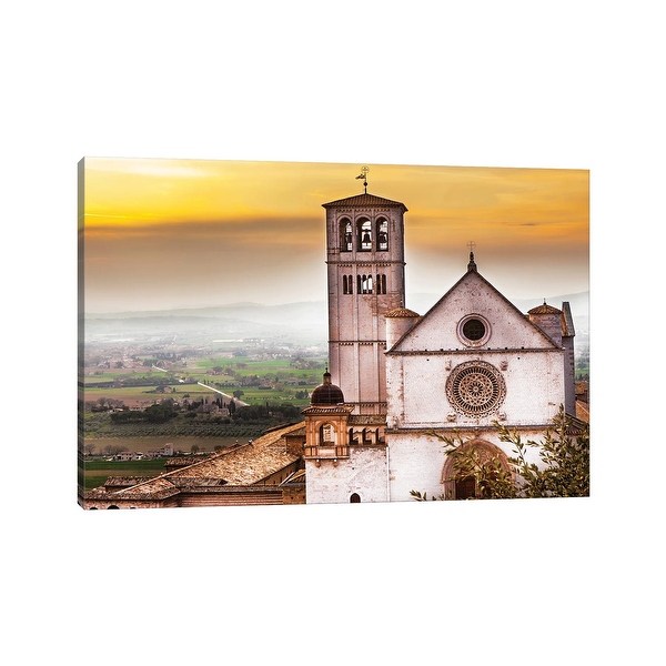 Icanvas St Francis Of Assisi Church At Sunrise By Susan Schmitz Canvas Print Bed Bath