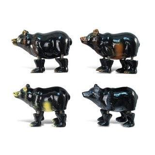 CoTa Global Black Bear Refrigerator Bobble Magnets Set of 4 - Bed Bath ...