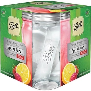 Jarden Home Brands 4Ct Rm Pint Spiral Jar 1440061183 Unit: EACH - Bed ...
