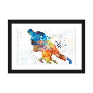 iCanvas "Judo Martial Art In Watercolor" by Paul Rommer - Bed Bath ...