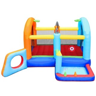 Kids Inflatable Jumper Bounce House - Playground Backyard Playhouse ...