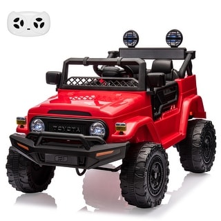 12V Ride on Truck Car, 7AH Licensed Toyota Ride on Car, Battery Powered ...