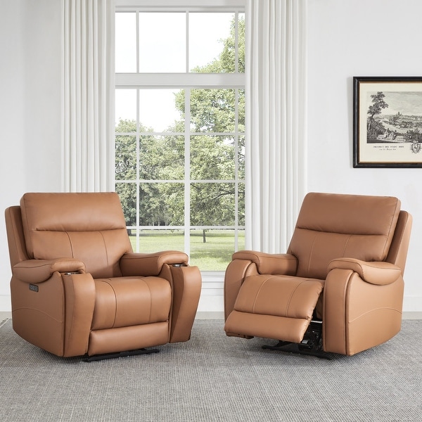 Gavin Power Genuine Leather Recliner Chair Zero Gravity Recliner On Sale Bed Bath Beyond 40472534