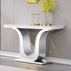 50 inch Luxury Console Table Rectangle Living Room White Sofa Entryway ...