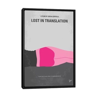 iCanvas "Lost In Translation Minimal Movie Poster" by Chungkong Framed ...